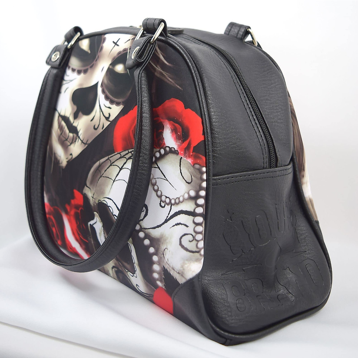 Liquorbrand Bowling Bag Women's Purse Eternal Bliss (Black/Black)