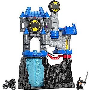 Fisher-Price Imaginext DC Super Friends Batman Toy, Wayne Manor Batcave Playset with Figure & Batcyle for Pretend Play Kids Ages 3+ Years (Amazon Exclusive)