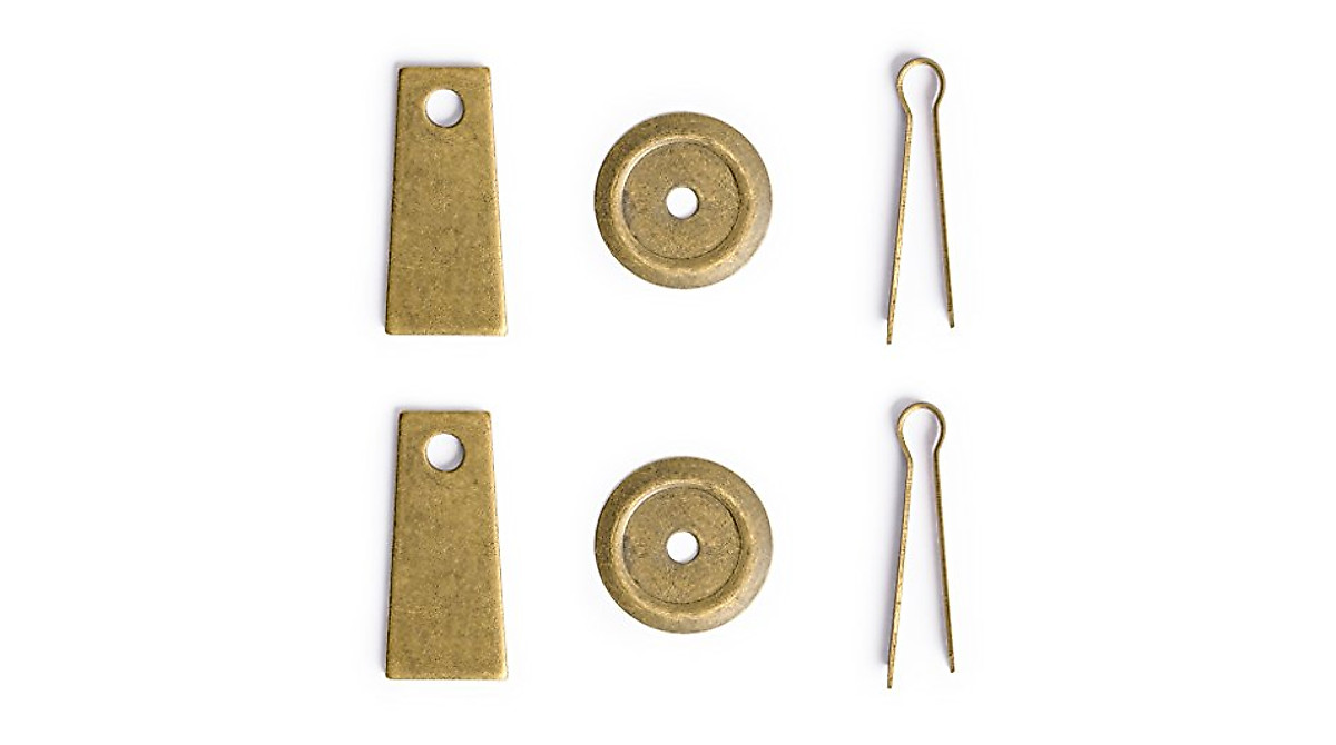 Hardware Philosophy 2" Brass Leaf Pulls - Set of 2