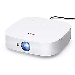 Anker Nebula Solar FHD 1080p Projector, 2x3W Speaker, Android TV, Built-in Stand, Autofocus, Keystone Correction, Digital Zoom, Screen Mirroring for Phones (Renewed)