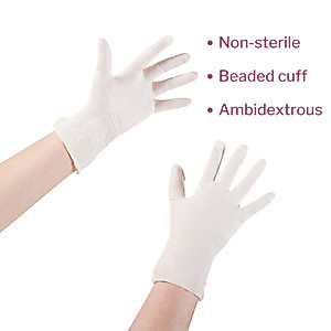 McKesson Stretch Vinyl Exam Gloves, Non-Sterile, Powder-Free, Large, 100 Count, 1 Box