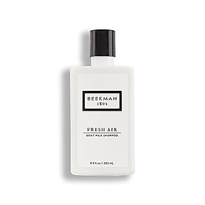 Beekman 1802 Goat Milk Shampoo, Fresh Air - 8.9 oz - Cleanses, Nourishes & Revitalizes Dry, Damaged Hair - Color Safe - Cruelty Free