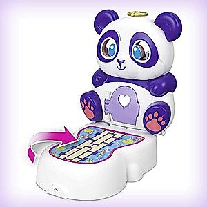 Polly Pocket GTM58​ Flip & Find Panda Compact, Flip Feature Creates Dual Play Surfaces, Micro Doll, Panda Figure & Surprise Reveals, Great Gift for Ages 4 Years Old & Up, 10.0 cm*5.0 cm*9.0 cm