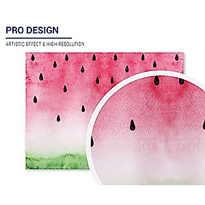 Allenjoy Watermelon Backdrop for Infant Newborn Baby Portrait Baby Shower Photography Kids Girl First 1st Birthday Party Background Summer Twotti Frutti Party Banner Cake Table Decor 8 x 6 FT