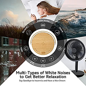 Vivilumens Bedside Lamps with Wireless Charger for Bedroom, Touch Modern 3 Level Dimmable Table Lamp with White Noise Sound Machine, Bluetooth Speaker, Birthday Gifts for Women Who Have Everything