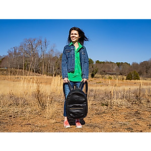 olpr. Leather Backpack (Black)