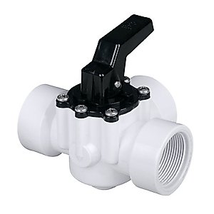 Fibropool Swimming Pool Diverter Valve - 1 1/2 Inch Female Threaded - 3 Way - Replacement Valve for Pools and Spas