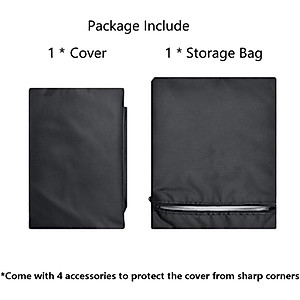 Saking Fire Pit Cover,28 inch Firepit Covers Square Gas Fireplace Fire Pit Table Cover for Propane Fire Pit- 28 X 28 X 25 inch