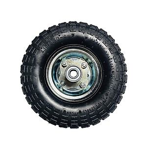 Replacement Hand Truck Tire and Cart Tire (Fits 5/8" Axle)
