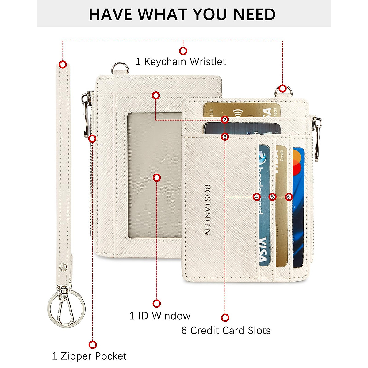 BOSTANTEN Small Wallet For Women ＆ Backpack for women