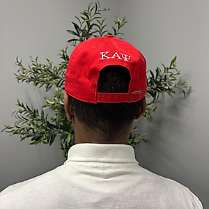 Desert Cactus Kappa Alpha Psi Baseball Hat Yo Nupe Brimmed Embroirderd Cap Adjustable Cloth Strap Adult (Style 3) Red