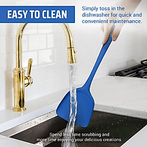 Kaluns Silicone Kitchen Utensils Set 24 Pcs Silicone Cooking Utensils Set - Can Opener, Masher, Turner, Spatula 446°F Heat Resistant Non-Stick - Premium Silicone and Stainless Steel Utensil Set