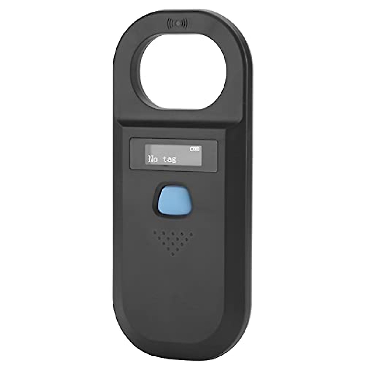 Pet Microchip Scanner, Handheld Pet ID Scanner Animal Microchip Reader with High Brightness Screen, Non?Contact Pet ID Tag Scanner Supports for EMID/FDX?B / ISO1784/85 (Black)
