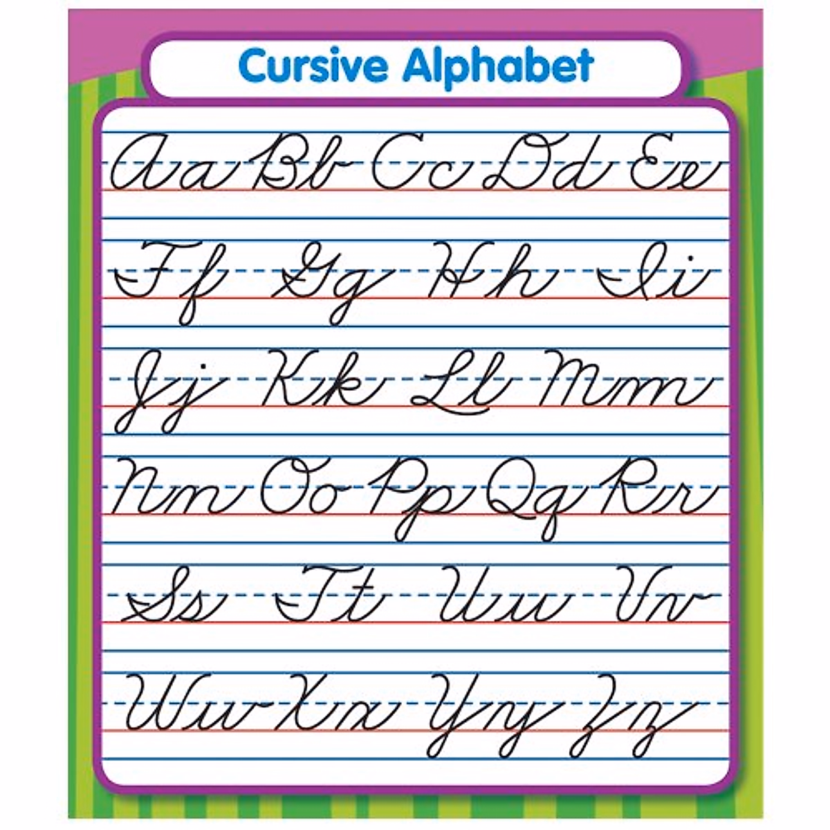 Carson Dellosa Cursive Alphabet Stickers (168072)