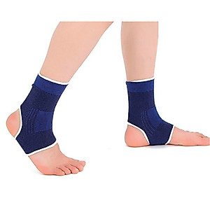 Kids Compression Ankle Brace-Ankle Tendon Support-Plantar Fasciitis Sock for Girls Boys, Children Arch Support Sleeve Night Splint for Pain Relief for Running, Dance,Basketball and More(1 pair)