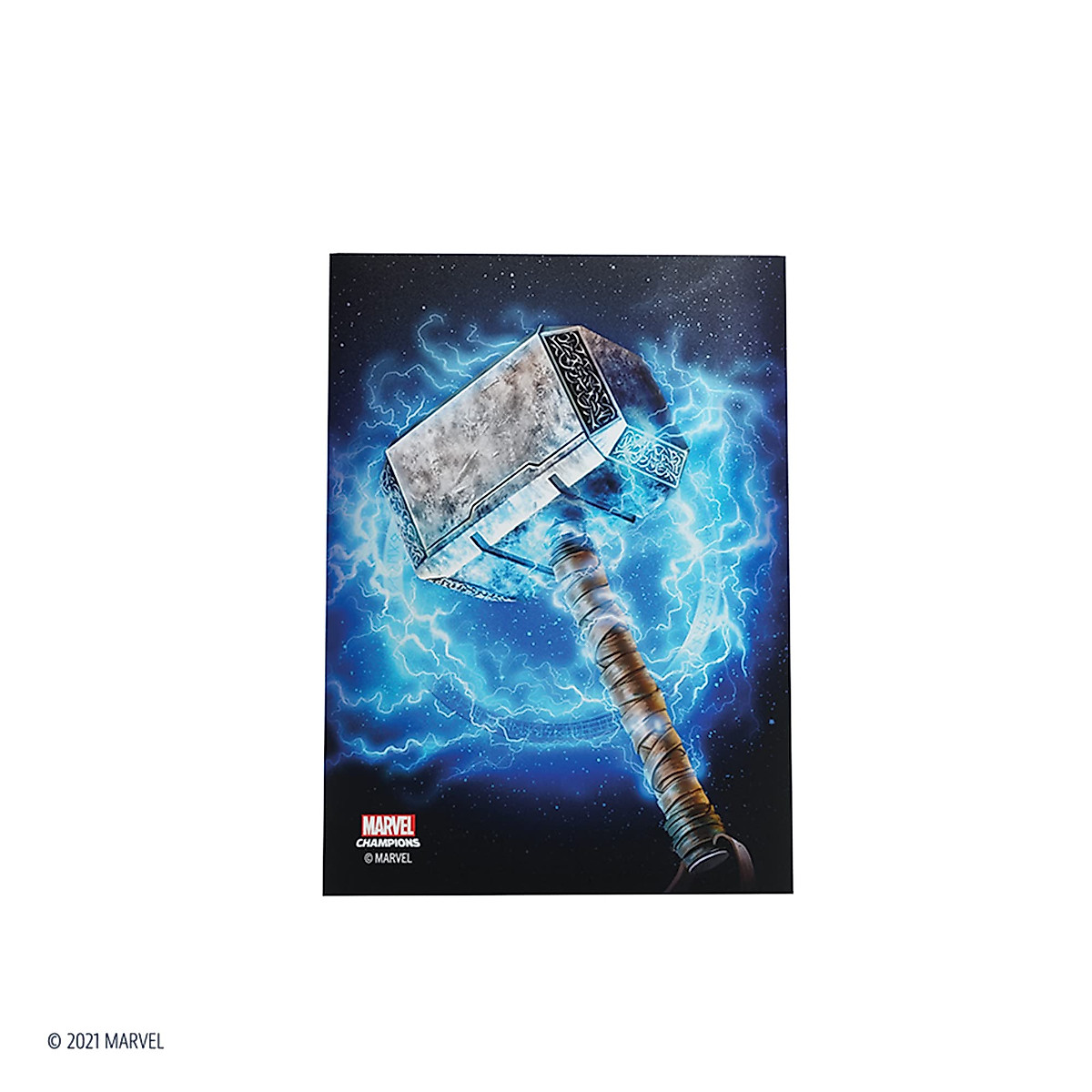 Gamegenic Marvel Champions The Card Game Official Captain America Art Sleeves | Pack of 50 Art Sleeves and 1 Clear Sleeve | Card Game Holder | Use with TCG and LCG Games | Made by Fantasy Flight Games