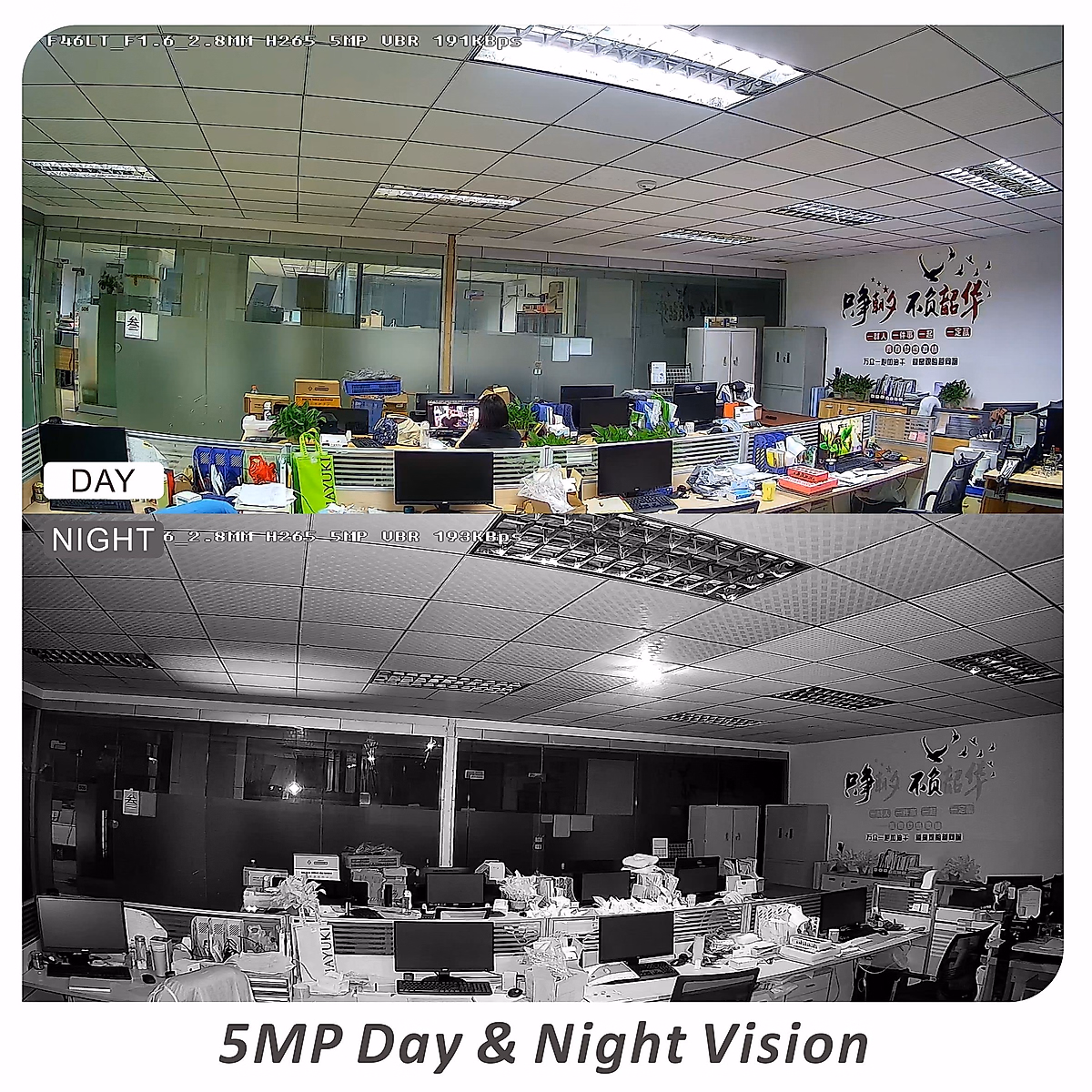 Inwerang 5MP 2.5'' PoE PTZ IP Camera with Mic/Audio, IP Dome Security Camera Outdoor, Waterproof IP66, 2.8mm Lens, 60ft IR Night Vision, Pan 0~355° Tilt 0~90°