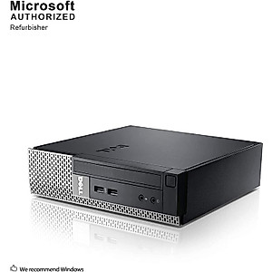 Dell Optiplex 9020 USFF Desktop Computer PC, Intel Core i5-4570s up to 3.6GHz, 16GB DDR4 RAM, 512GB SSD, DisplayPort, HDMI, DVD, AC Wi-Fi, Bluetooth, 4K Support - Windows 10 Pro 64 Bit(Renewed)