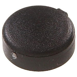 HILLMAN 59052 Black Hinged Screw Covers (1/4") - 10 Pieces