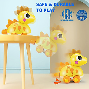 HOLA Baby Toys 6 to 12 Months Infant Toys 6-12 Months Crawling Toys, Touch & Go Music Light 6 Month Old Baby Toys 12-18 Months, Baby Boy Toys for 1 Year Old Boy Gifts Girl Toy