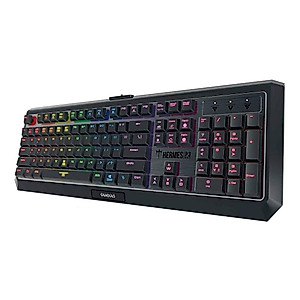 GAMDIAS Hermes P3 RGB Gaming Keyboard Low Profile Mechanical Switch with blue switch, N-key rollover (Hermes P3)