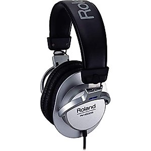 Roland Studio Quality Monitoring Headphones (RH-200S),Silver