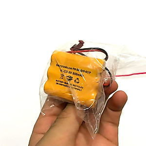 026-149 Max 026149 S/L 026-149 SL 026149 6v 800mAh Ni-CD AA Battery Pack Replacement for Emergency/Exit Light