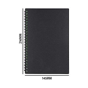 Smart Reusable Notebook A5 Wire Binding Notepad with 1 Erasable Pen Bookmark 30 Sheets Thick Waterproof Paper Journal Drawing Book Memo Writing Sketch Pad Diary Notebook for Study Working Travelling