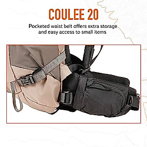 Mystery Ranch Coulee 20 Backpack - Lightweight Hiking Daypack, 20L, L/XL, Stone