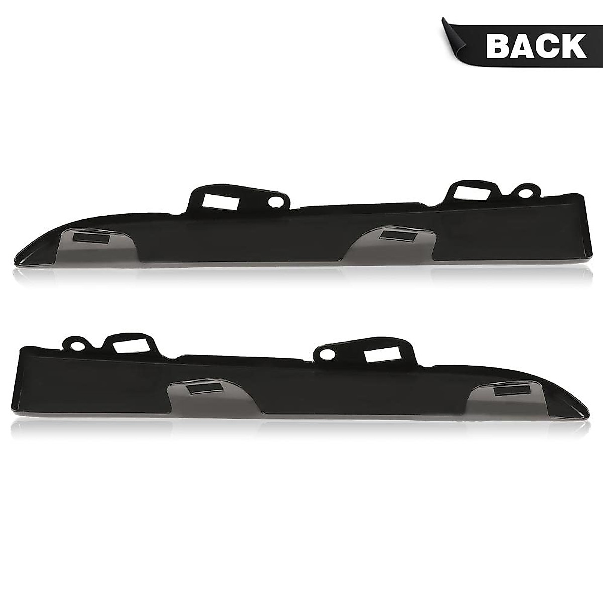 PIT66 Front Bumper Headlight Grille Filler Set, Compatible with 2001-2004 Toyota Tacoma 2WD/4WD #52513-35060