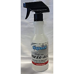 California Cover All by Superior Products- Automotive Tire Shine Spray & Professional Grade -Tire Dressing - High Gloss - Water Repellent & Made in America (16 oz)