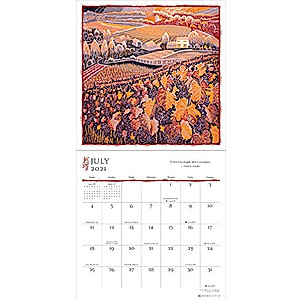 Heart Land 2021 Wall Calendar: Wisdom Quotes by Great American Authors