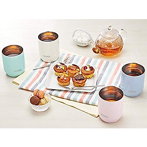 Thermos JDH-280C AQ Vacuum Insulated Cup, 9.5 fl oz (280 ml), Aqua