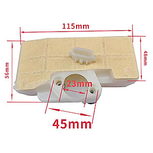 MS310 MS290 Air Filter Replacement Part Fits for Stihl MS290 029 MS310 MS390 039 Chainsaws Replace 1127 120 1621