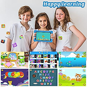 Kids Tablet, 7 inch Androrid 11 Toddler Tablet for Kids 2GB RAM 32GB ROM Tablets, Google Certificated, Bluetooth, WiFi, Dual Camera, Parental Control Tablet with Case, Tablet for Learning, Games- Blue