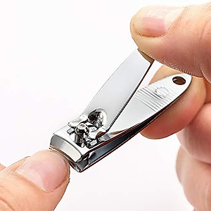 YWQ 3 Pack 7Pcs Manicure Set,Cute and Surprisingly Sturdy Stainless Steel Nail Clipper Set with case, Great Gifts Personal Pedicure Kit for Women Men Girls Travel, Pink Blue Green