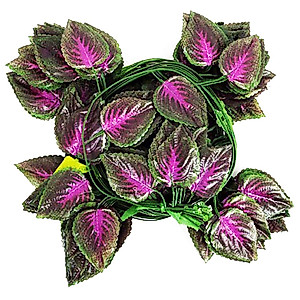 Heave Artificial Ivy Plants Vine Hanging Garland Decorative Wall Hanging Fake Ivy Leaves Artificial Plants for Indoor Outside Home Garden Party Decor Purple