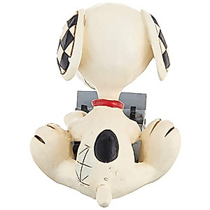 Enesco Jim Shore Peanuts Snoopy Typing Miniature Figurine, 3 Inch, Multicolor