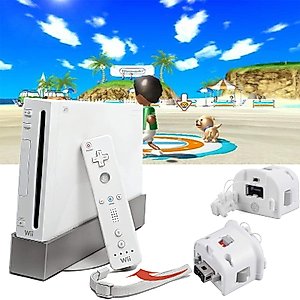 SogYupk Replacement for Wii Motion Plus Adapter,Compatible with Wii Remote Controller(2pcs White