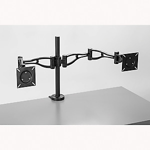 Fellowes 8041701 Professional Series Depth Adjustable Computer Monitor Stand for 2 Monitors with Dual Monitor Arms, 24 Lb Capacity