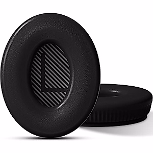 Suoman Replacement Earpads Cushions for Bose QuietComfort 35 (QC35) & Quiet Comfort 35 II, [Noise Isolation Memory Foam] [More Soft Comfortable] Replacement Earpads for for Bose QuietComfort 35 (QC35)