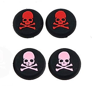 Silicone Analog Controller Grips Cap Thumb Stick Joystick Cover for PS4 PS3 Xbox 360 Xbox One Nitntend Switch Pro Wii u Controller Game Accessories (D)