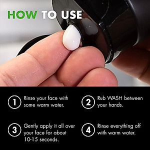 Tiege Hanley Daily Men's Face Wash - Gentle Fragrance-Free Cleansing Agent for Men - 6.5 Ounces