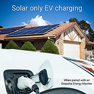EMPORIA Smart 48 Amp Level 2 EV Charger with Home Energy Management System, Smart Home Energy Monitor with 16 Circuit Level Sensors