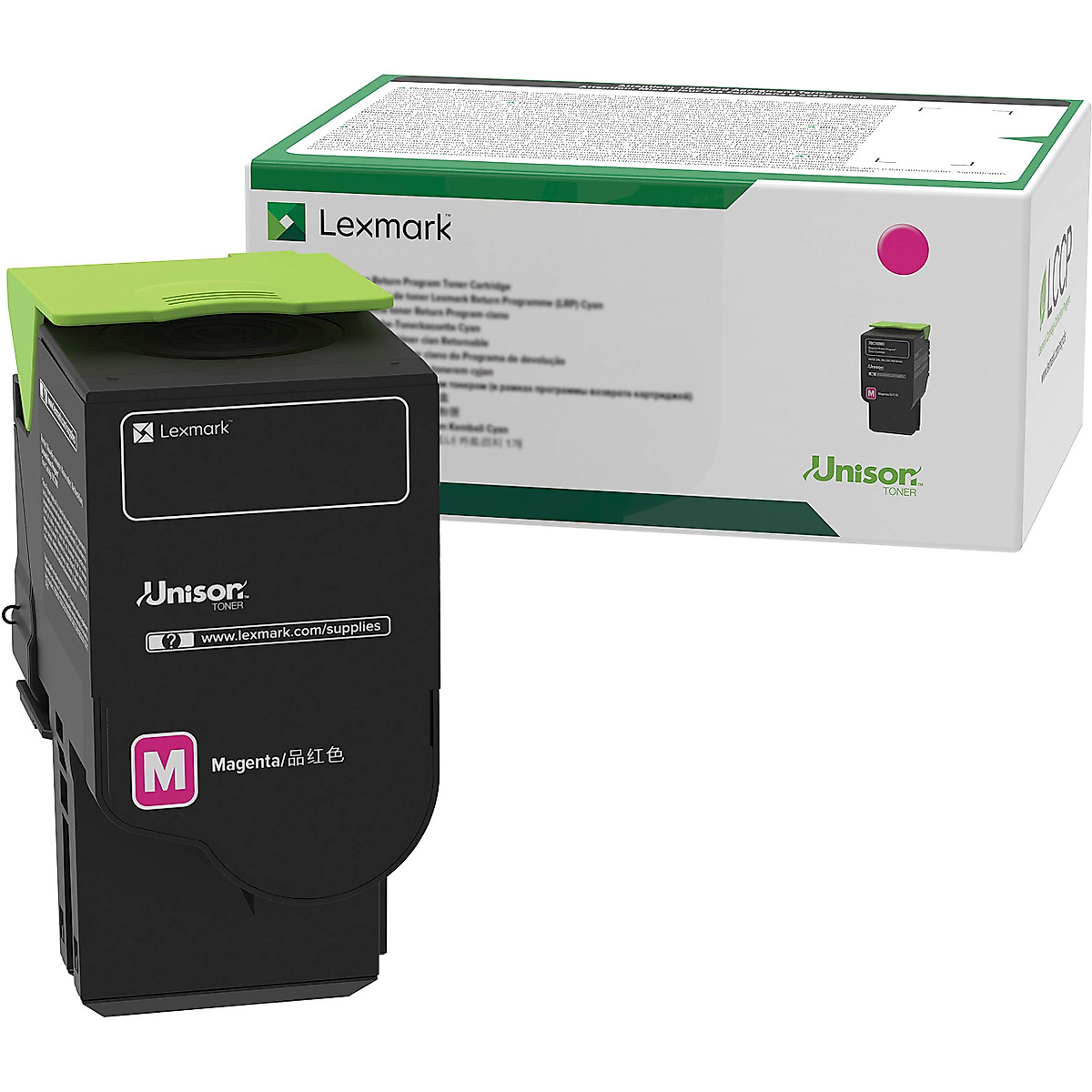 Lexmark C231hm0 Return Program High-Yield Toner, 2,300 Page-Yield, Magenta