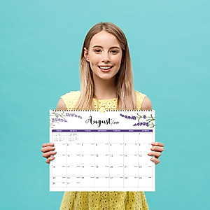 Wall Calendar 2023-2024 - 2 Yearly Wall Calendar 2023-2024, JULY 2023 - JUNE 2025, 14.8'' x 11.5'', Twin-Wire Binding, Large Blocks with Julian Dates, Perfect for Planning and Organizing Your Home and Office