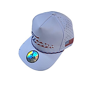 All Possibilities 369 USA Titties Gray with White Mesh Golf Hat Men Women Funny Baseball Cap Trucker Hat (US, Alpha, One Size, White)