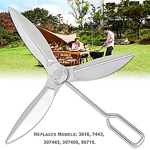 18-1/2-Inch Grills One-Touch Cleaning System Kit, for Weber 7443 90719 Charcoal Grill/Kettle Grills Replacement Parts 7444, Easy to Install and Durable.