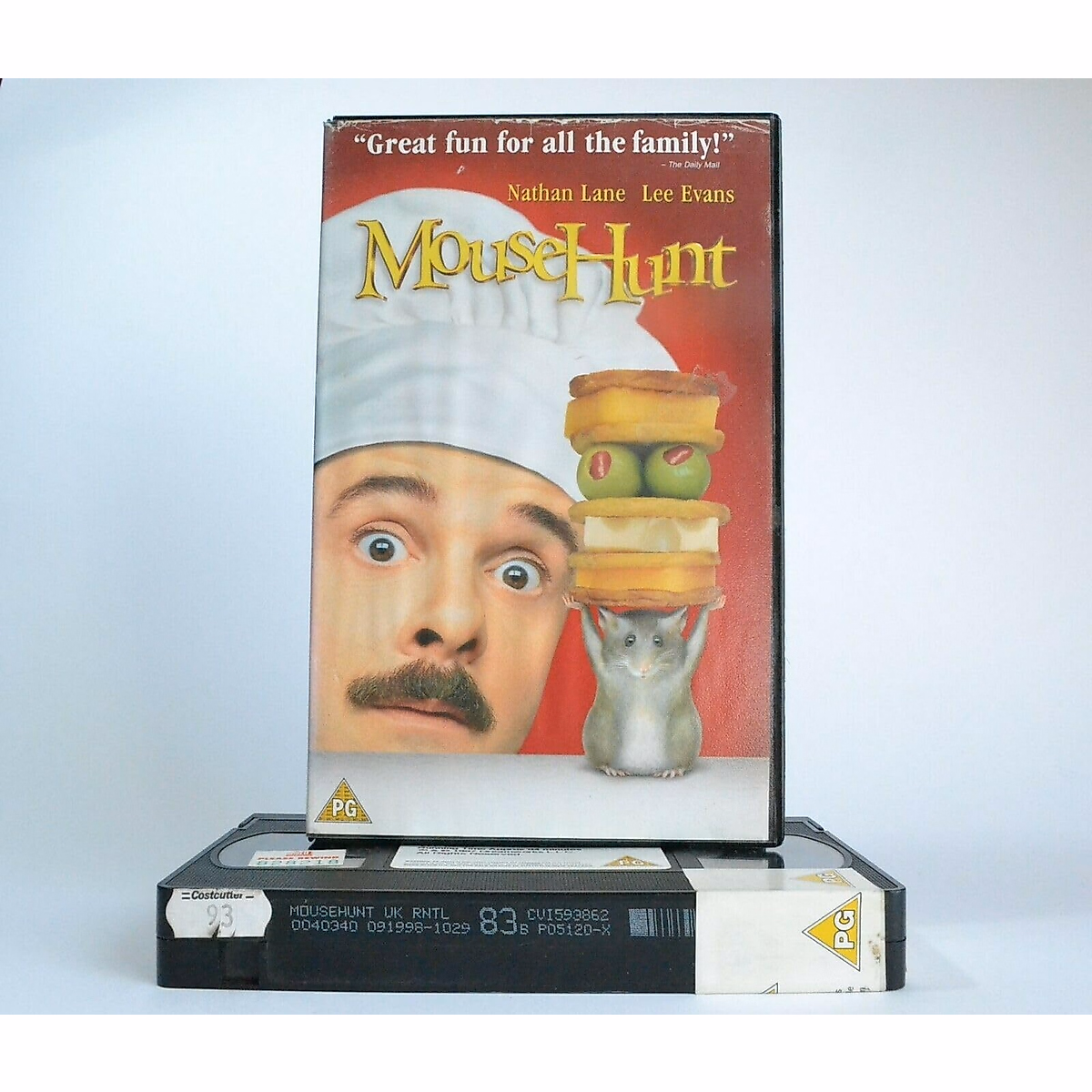 Mouse Hunt (1997): Dark Slapstick Comedy - Large Box Rental - N.Lane - Pal VHS