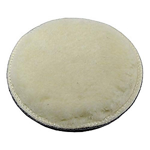 Elitexion 7 inches Backing Plate for Polishing Buffering Soft Wool with Hook and Loop Pad - 5/8 inch TPI Spindle